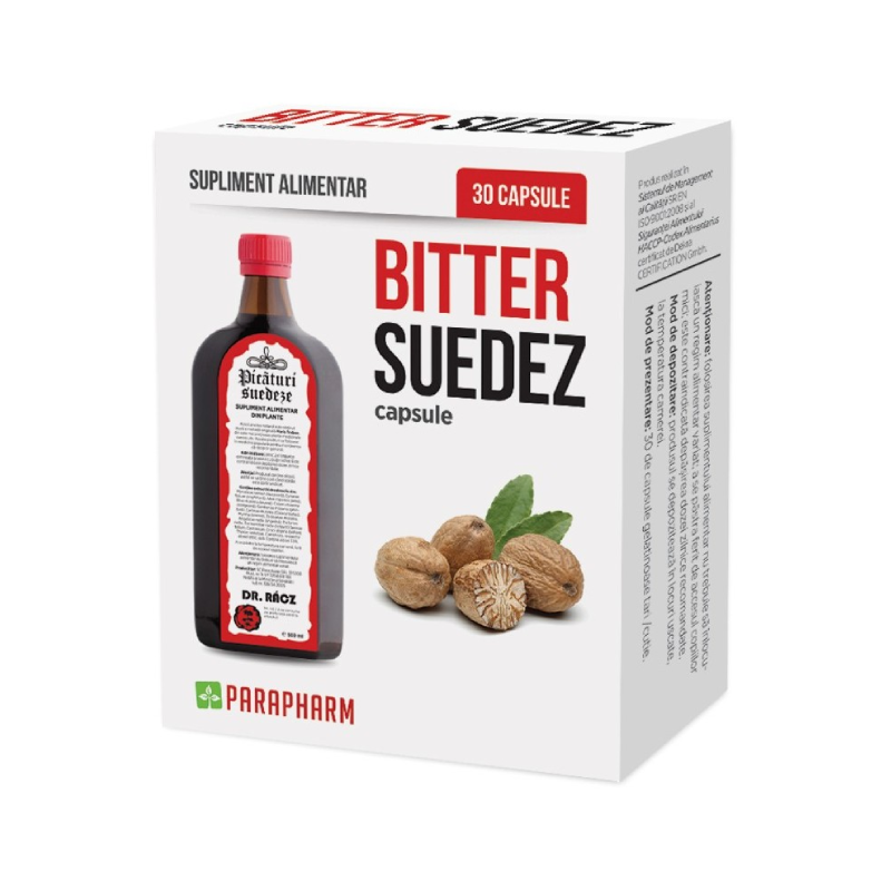 Bitter Suedez, 30 capsule, Parapharm