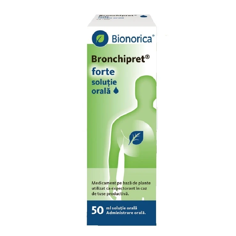 Bronchipret forte solutie orala, 50 ml, Bionorica