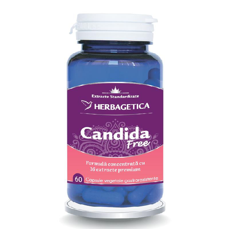 Candida Free, 60 capsule, Herbagetica