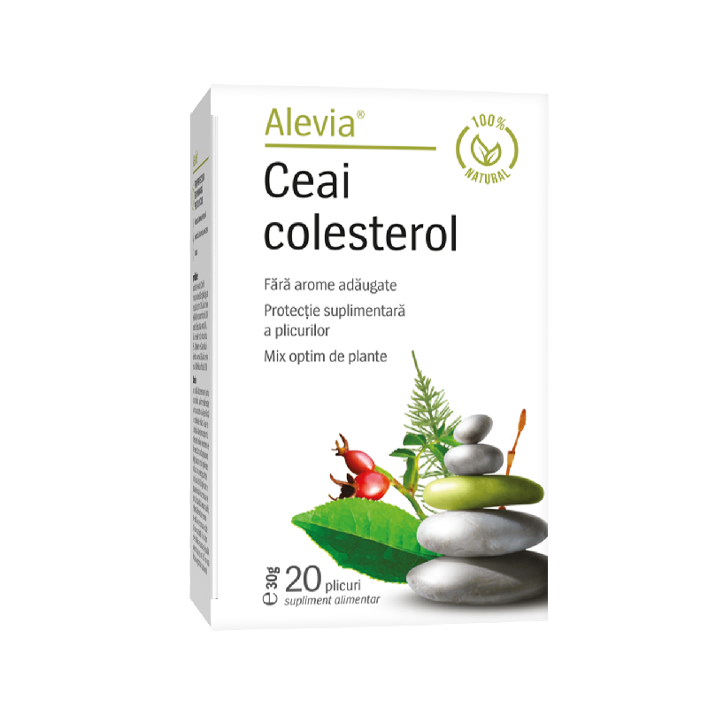 Ceai colesterol, 20 plicuri, Alevia