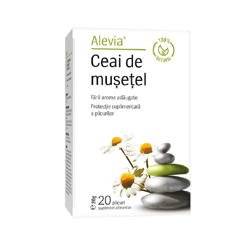 Ceai de musetel, 20 plicuri, Alevia