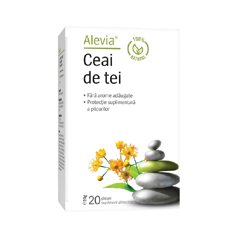 Ceai de tei, 20 pliculete, Alevia
