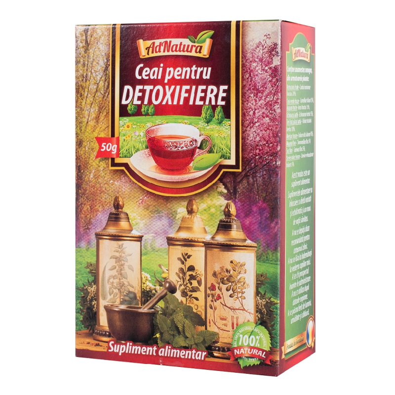 Ceai detoxifiere, 50 g, AdNatura