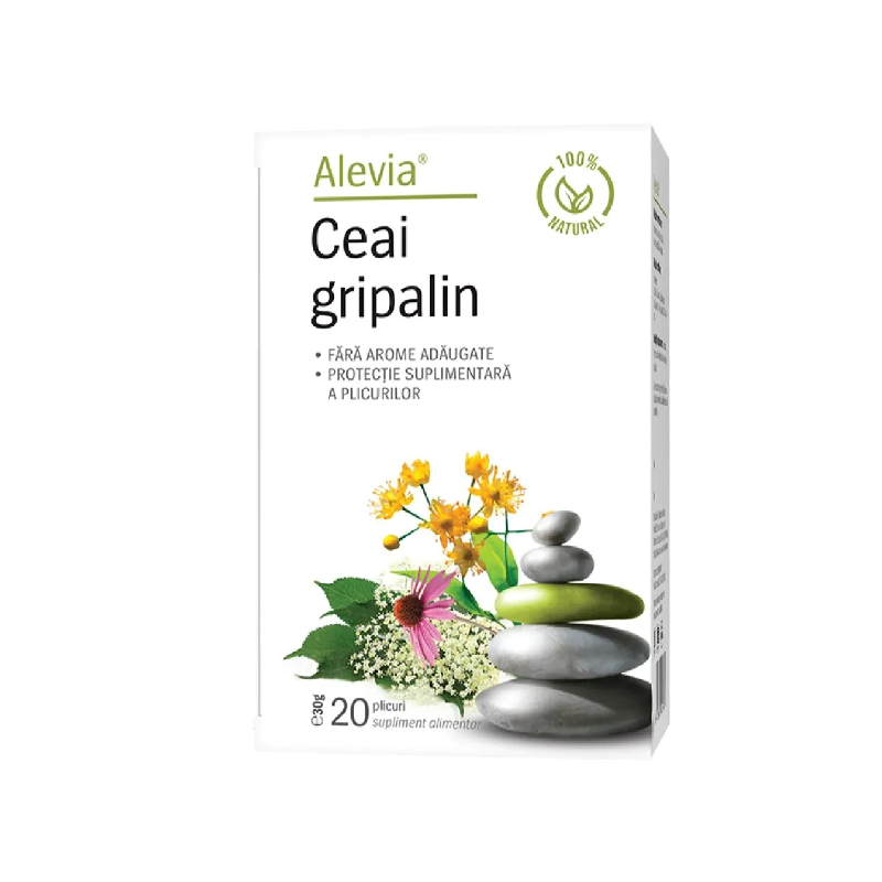 Ceai Gripalin, 20 plicuri, Alevia
