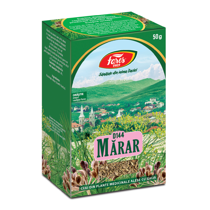 Ceai Marar fructe D 144, 50 g, Fares