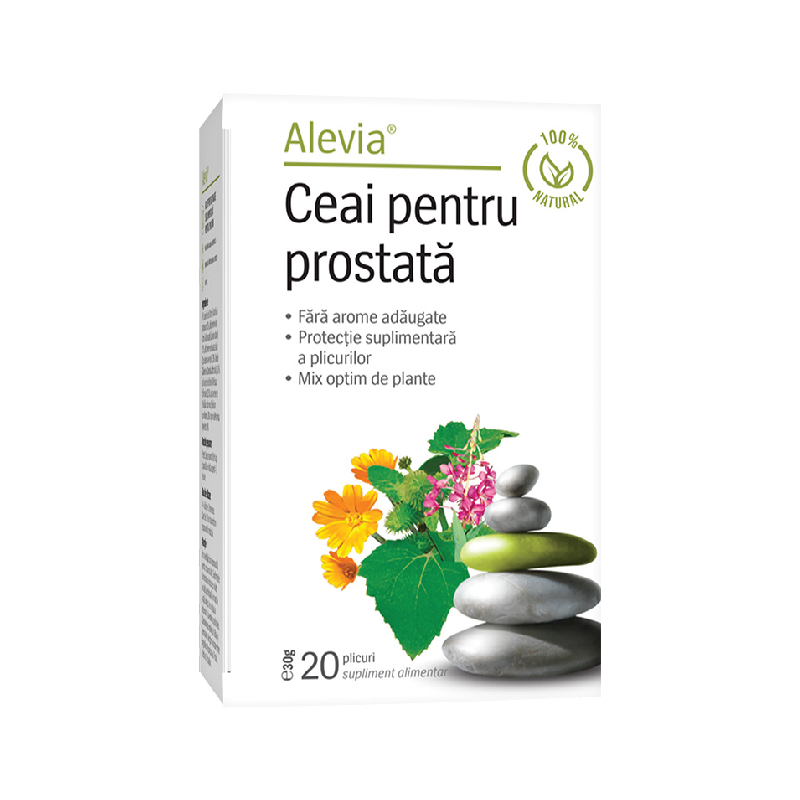 Ceai pentru Prostata, 20 plicuri, Alevia