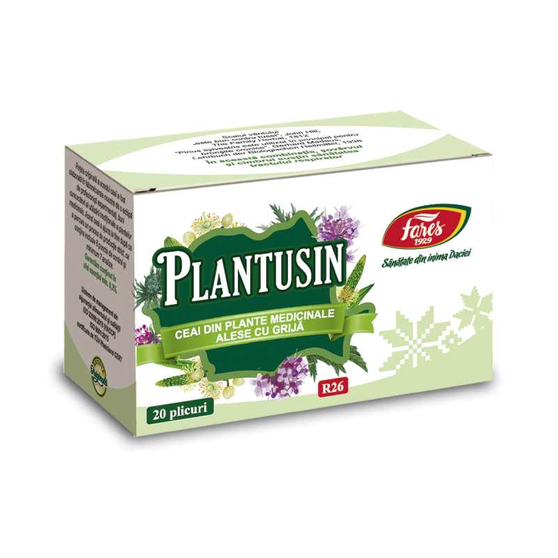 Ceai Plantusin, 20 plicuri, Fares