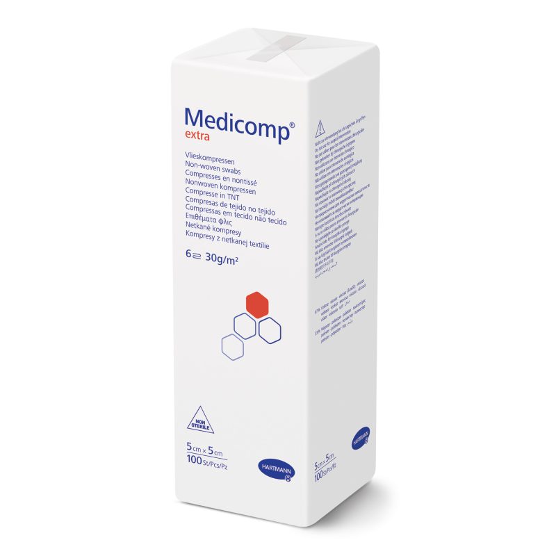 HartMann Medicomp extra nesterile 5 x 5 cm, 100 bucati