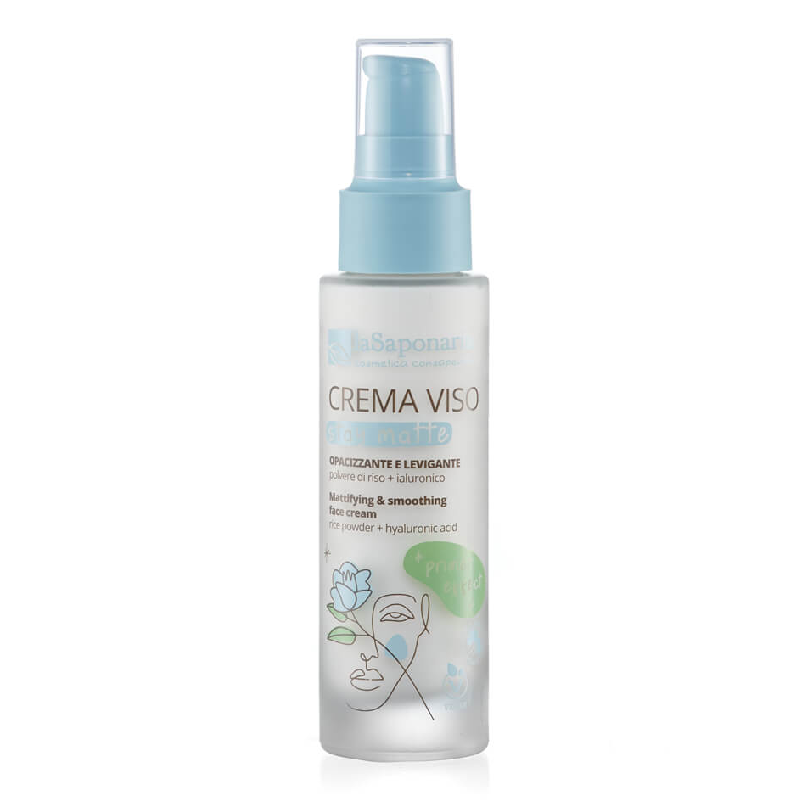 Crema de fata pentru matifiere si netezire, 50ml, La Saponaria