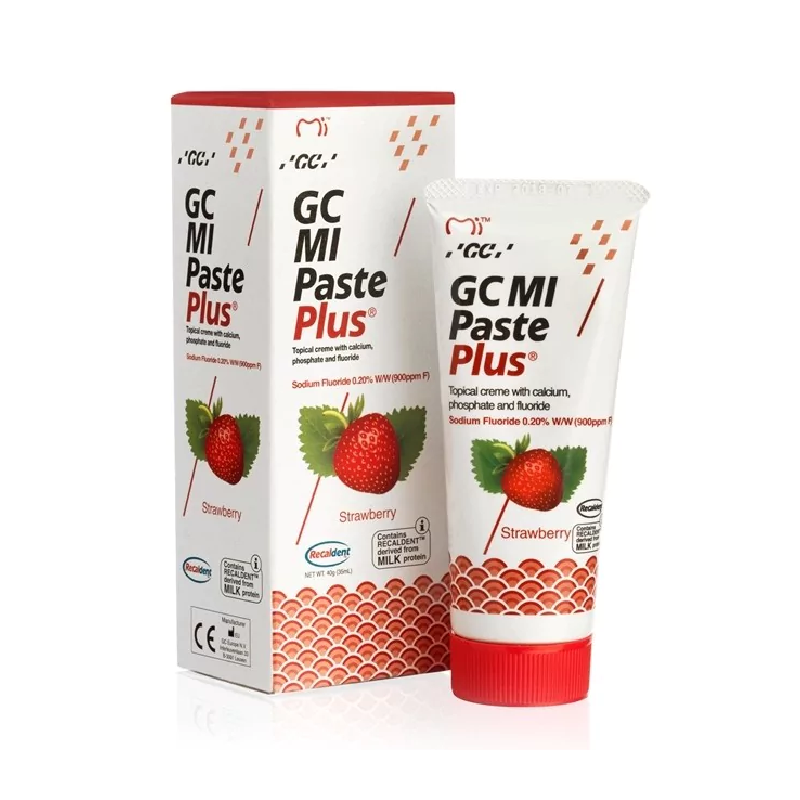 Crema dentara topica pe baza de apa cu aroma de capsuni Mi Paste Plus ...