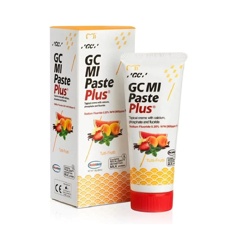Crema dentara topica pe baza de apa cu aroma de Tutti Frutti Mi Paste ...