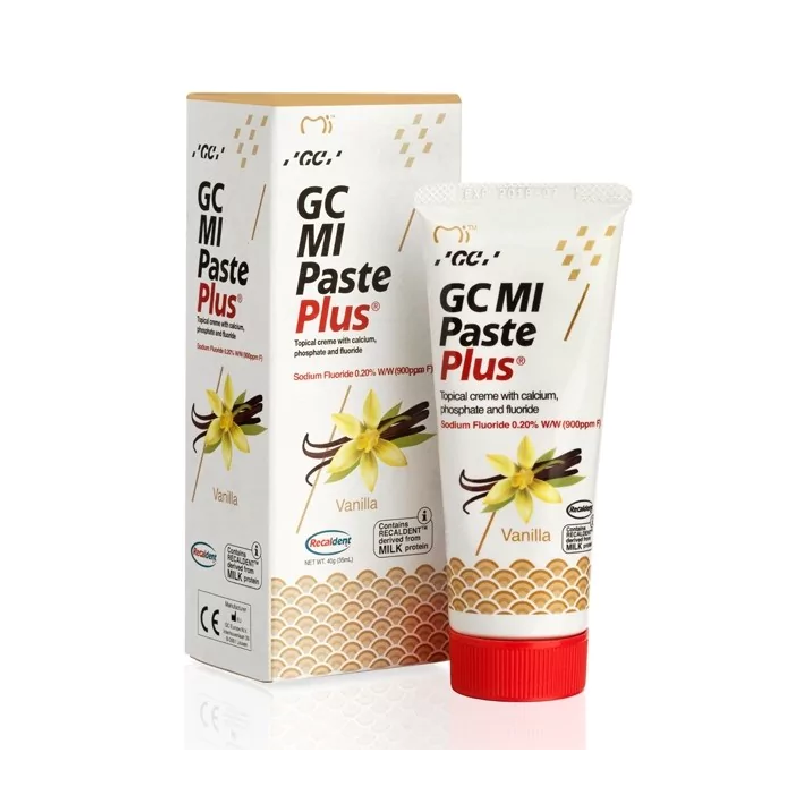 Crema dentara topica pe baza de apa cu aroma de Vanilie Mi Paste Plus ...