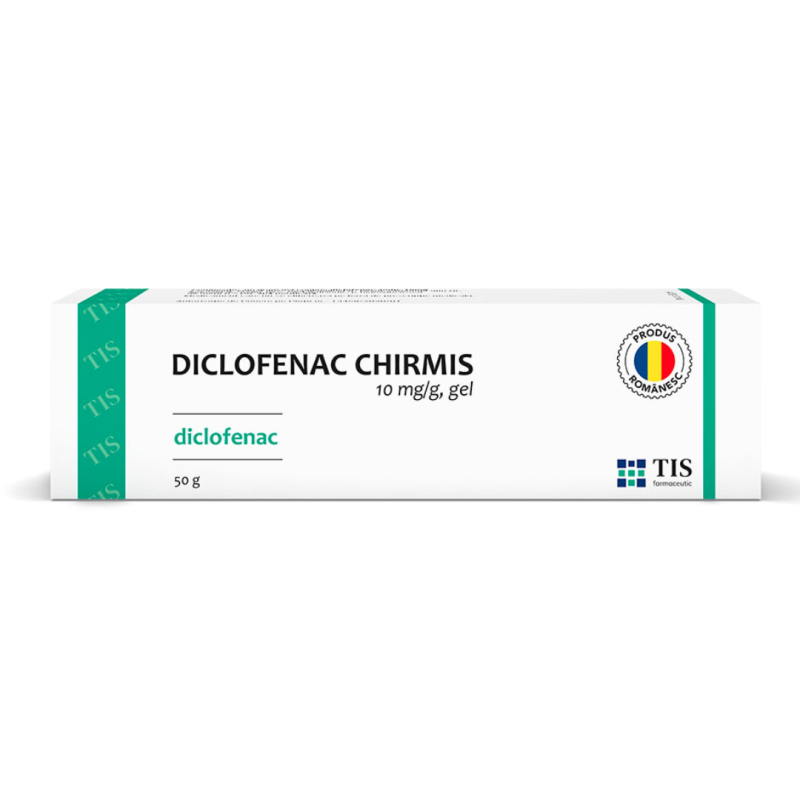 Diclofenac gel Chirmis, 50 g, Tis Farmaceutic
