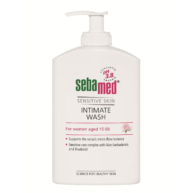 Gel pentru igiena intima cu ph 3.8 Sensitive Skin, 400 ml, Sebamed