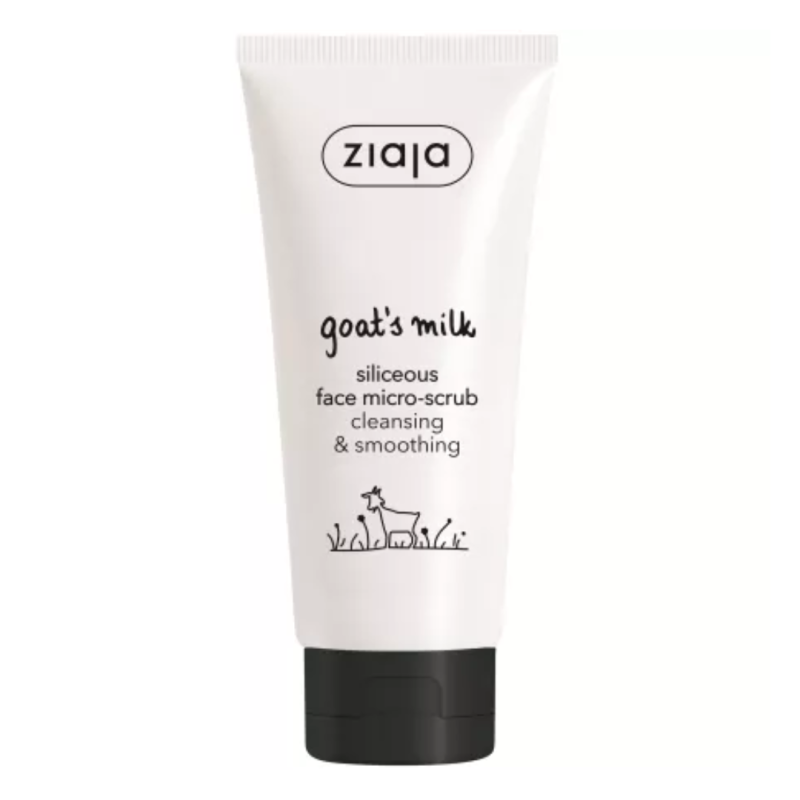 Scrub microcristalin cu siliciu pentru fata Goat's Milk, 75 ml, Ziaja