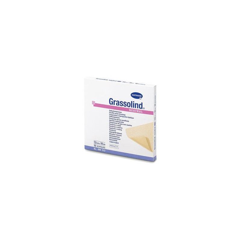 HartMann Grassolind pansament impregnat cu unguent 10x10cm