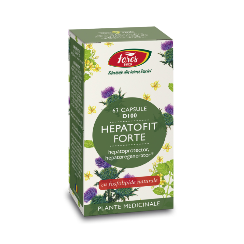 Hepatofit forte, 63 capsule, Fares