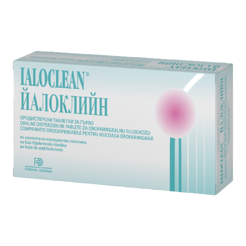 Ialoclean orodispersabil, 30 comprimate,