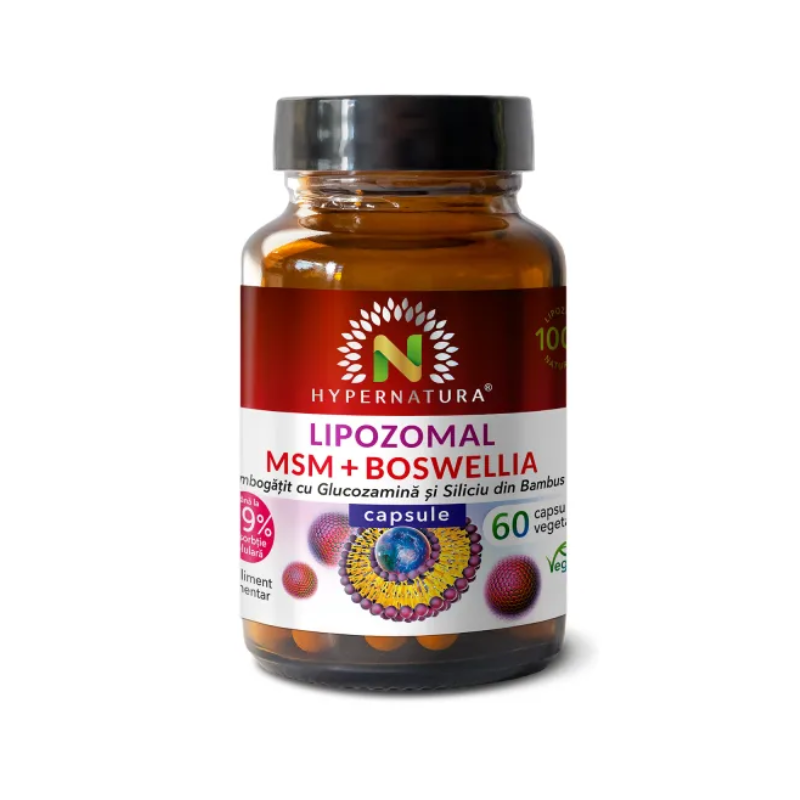 Lipozomal MSM + Boswellia, 60 capsule, LipoCellTech