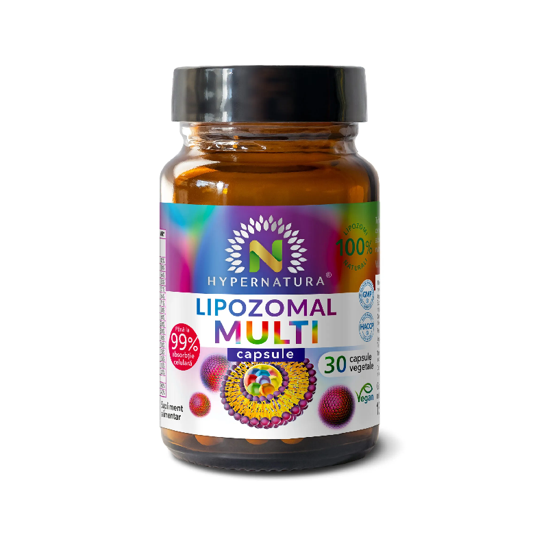 Lipozomal Multi Vitamin, 30 capsule vegetale, LipoCellTech