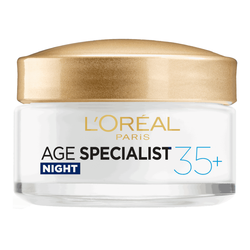 Crema antirid de noapte Age Specialist 35+, 50 ml, Loreal