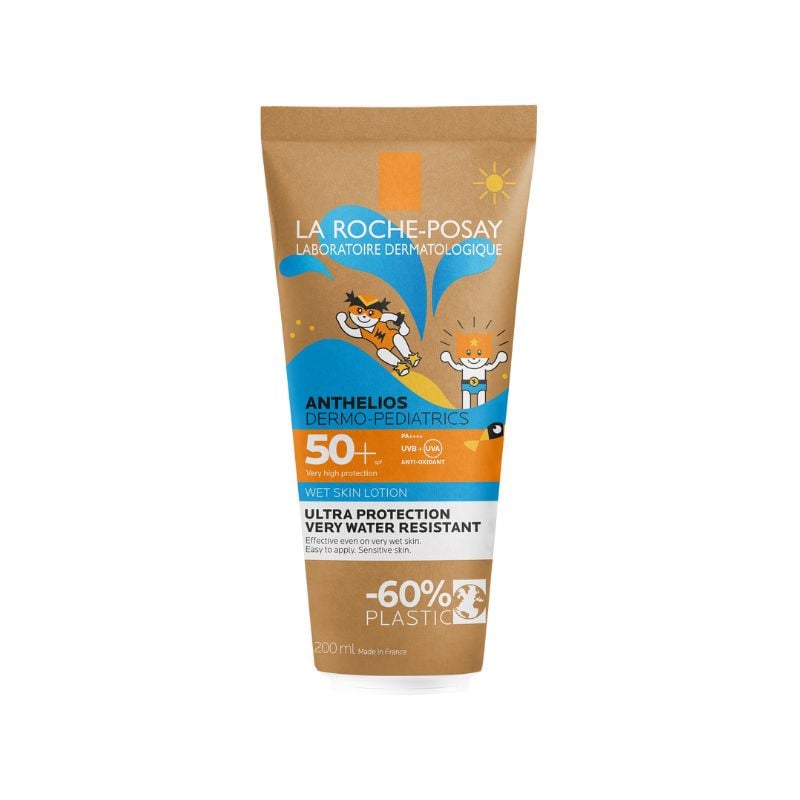 Lotiune WetSkin SPF 50+ ANTHELIOS Dermo-Pediatrics ECO TUBE, 200ml, La ...