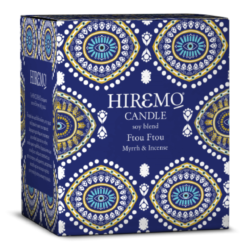 Lumanare din ceara de soia Ftou Ftou Hiremo, 250 ml, Eolia