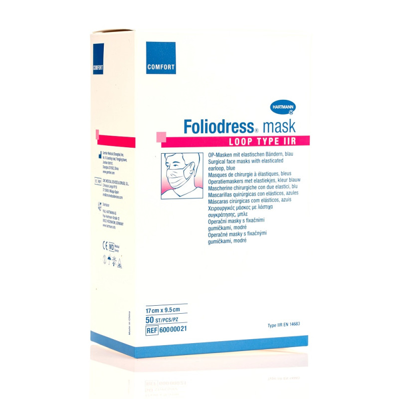 Masca chirurgicala HartMann Foliodress Mask Loop Type IIR x 50 buc.