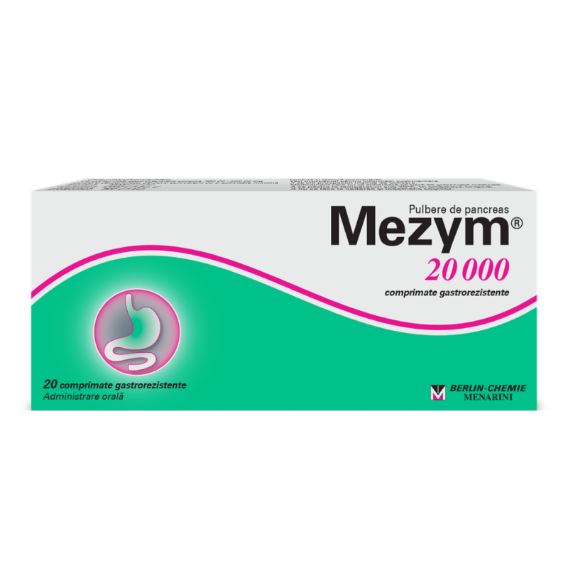 Mezym 20000, 20 comprimate, Berlin-Chemie