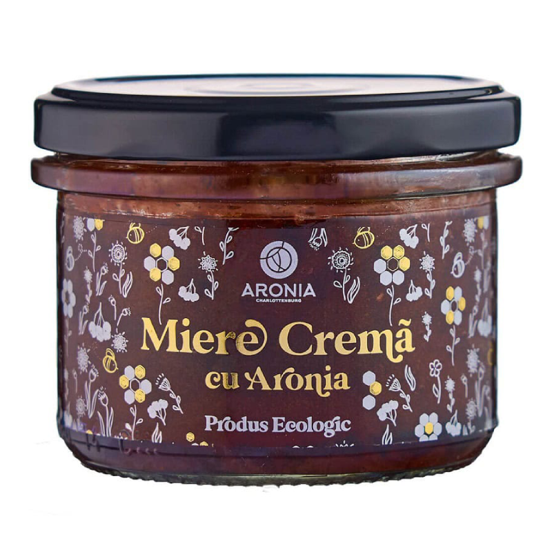 Miere crema cu Aronia, 220g, Aronia Charlottenburg