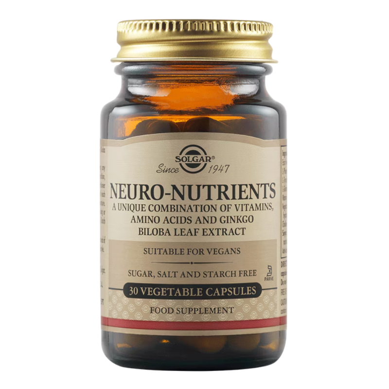 Neuro Nutrients, 30 capsule vegetale, Solgar