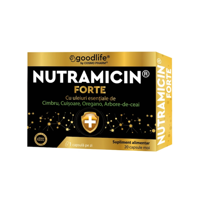 Nutramicin Forte, 20 capsule, Cosmo Pharm