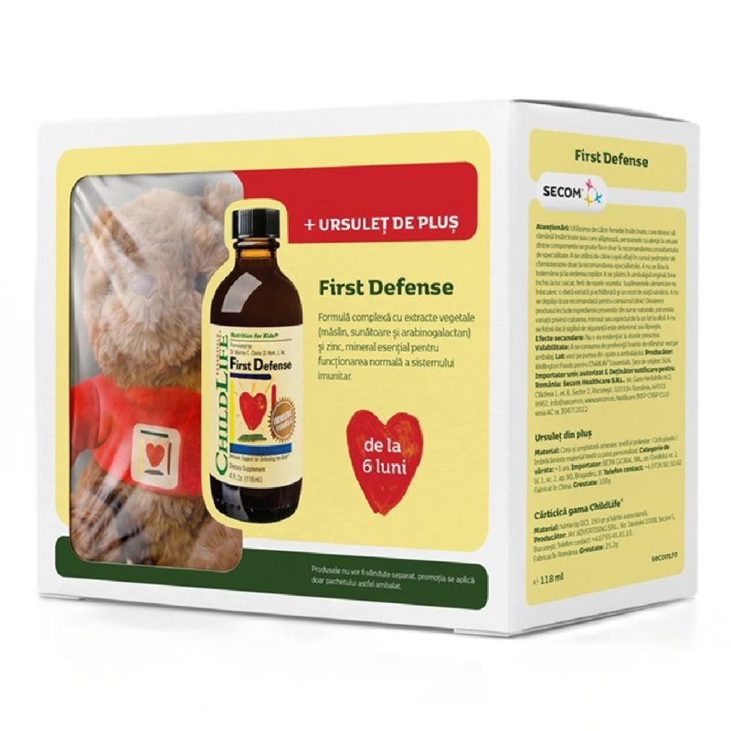 Secom First Defense, argint coloidal pentru copii 118,50 ml