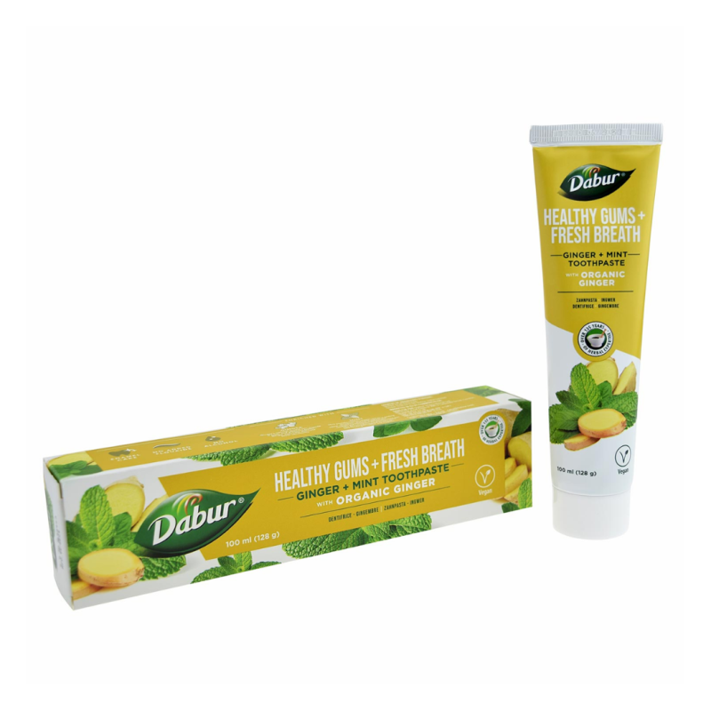 Pastă de dinți cu ghimbir si menta, 100ml, Dabur | Spring Farma ...