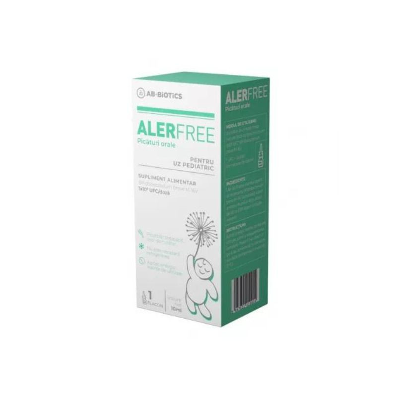 Alerfree picaturi orale, 10 ml, Ab-Biotics | Spring Farma, cumpara la ...