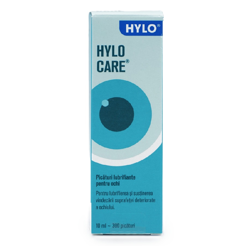 Picături lubrifiante pentru ochi Hylo Care, 10 ml, Ursapharm