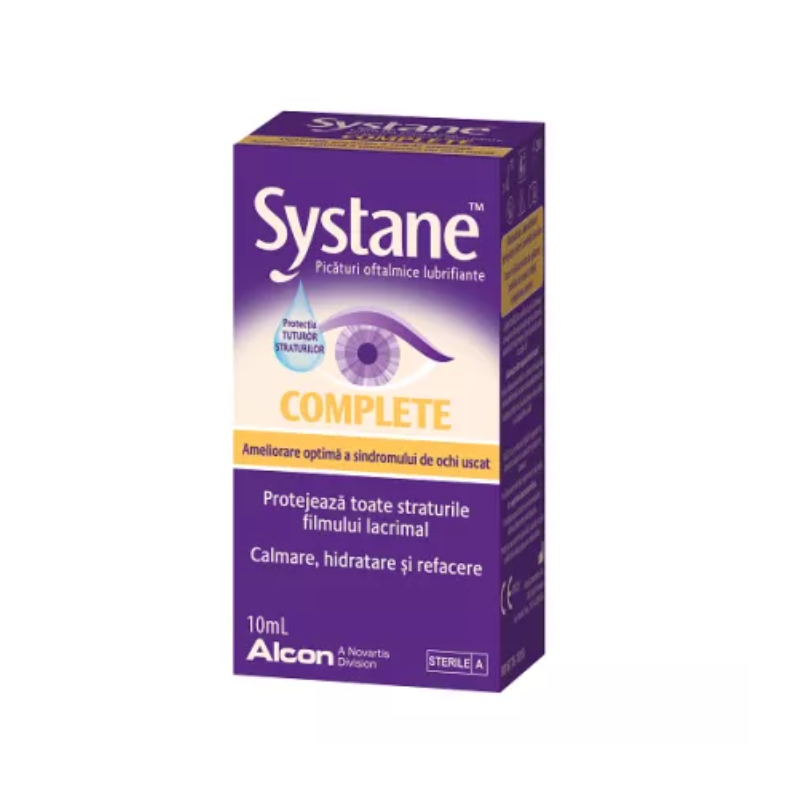 Picaturi oftalmice lubrifiante fara conservanti, 10 ml, Alcon