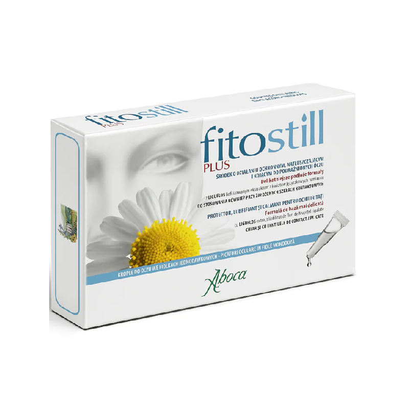 Picaturi pentru ochi, Fitostill Plus, 10 fiole X 5ml, Aboca