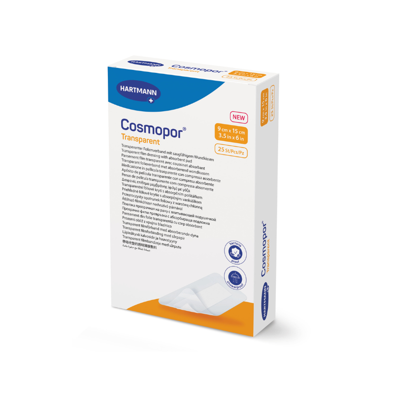 Plasture steril HartMann Cosmopor Transparent, 9x15 cm, 25 bucati