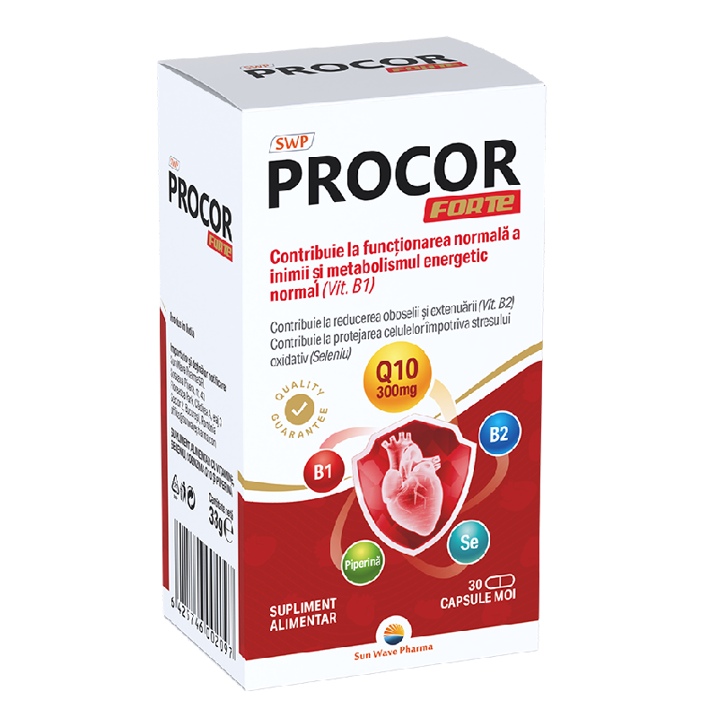 Procor Forte, 30 capsule, Sun Wave Pharma