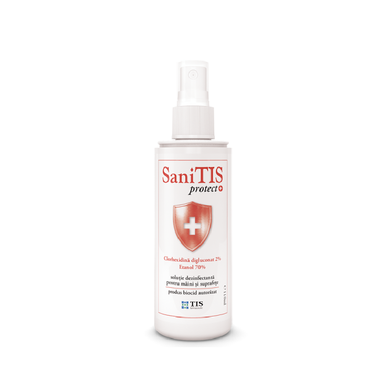 Solutie dezinfectanta, SaniTIS Protect, 110ml, Tis Farmaceutic