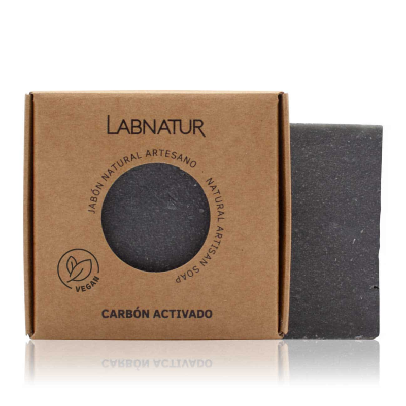 Sapun natural premium cu carbune activ, 100g, LabNatur