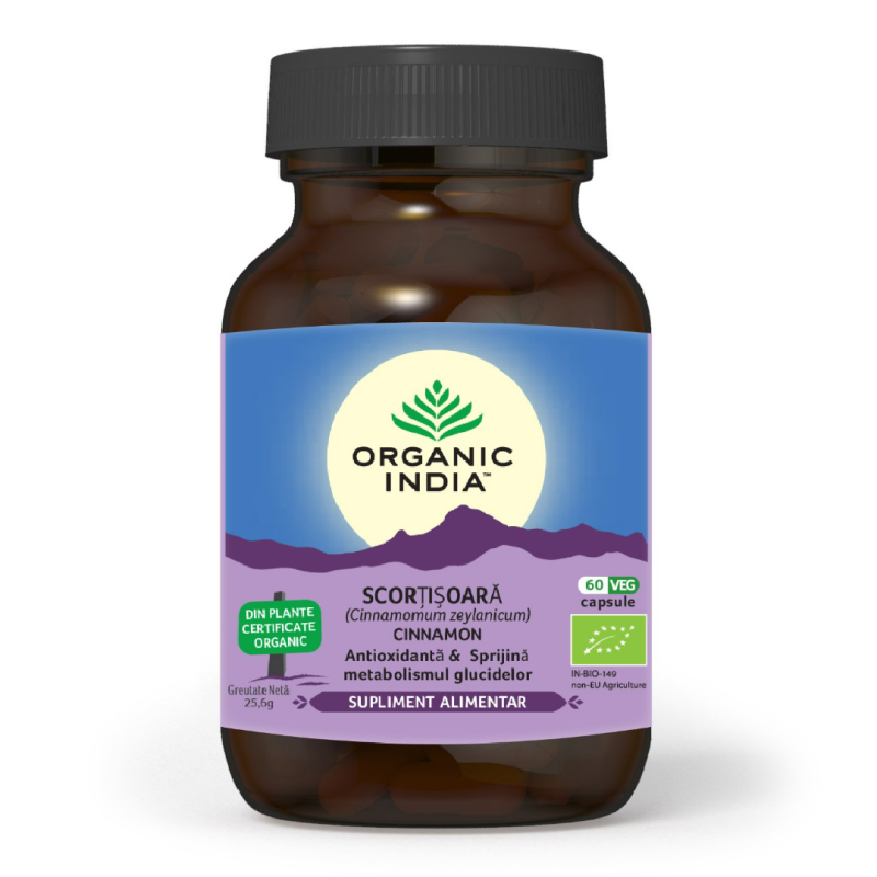 ORGANIC INDIA Scortisoara Ceylon, 60 capsule vegetale