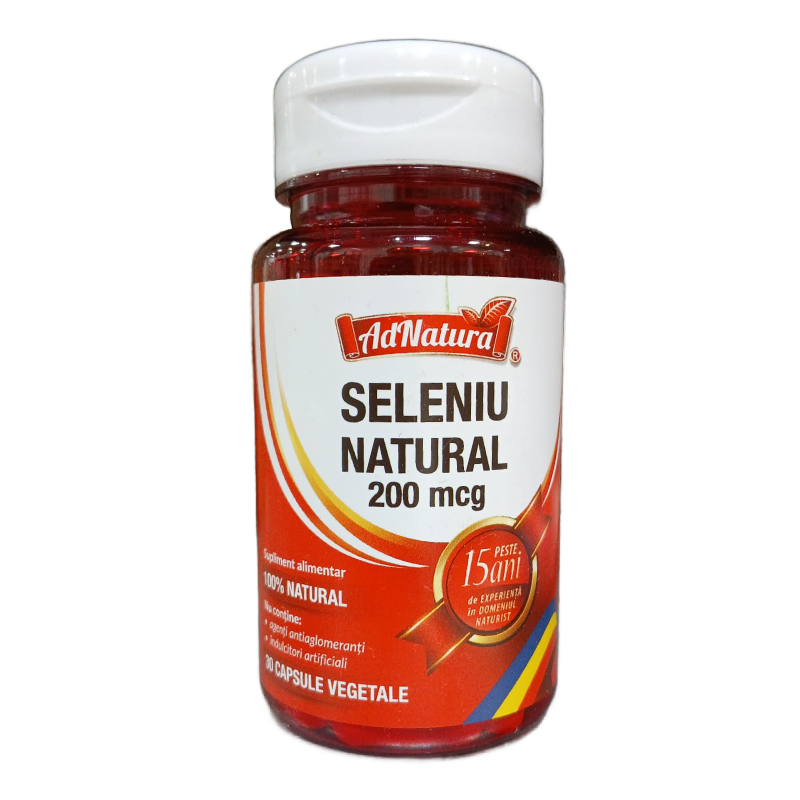 Seleniu Natural, 30 capsule, AdNatura