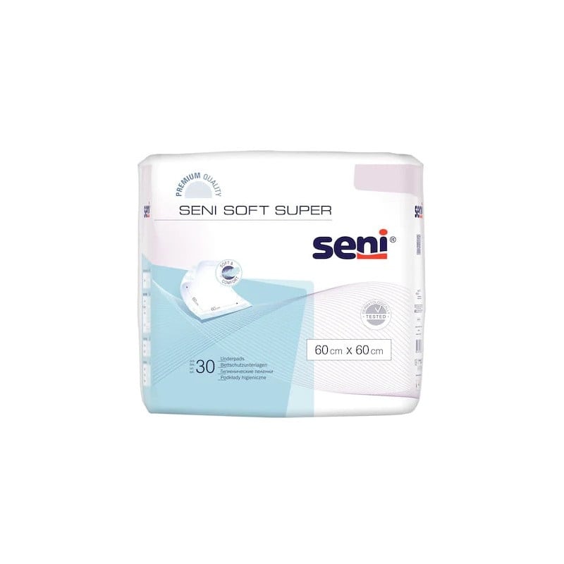 Paturici absorbante pentru pat Soft Super 60*60, 30 bucati, Seni