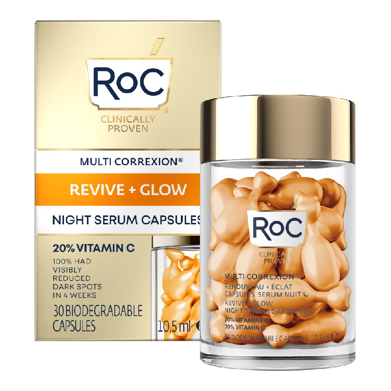 Capsule Multi Correxion Revive + Glow, 30 bucati, RoC Skincare