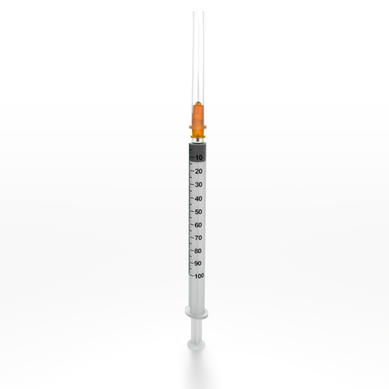 Seringa 1 ml cu ac 26G Luer Slip