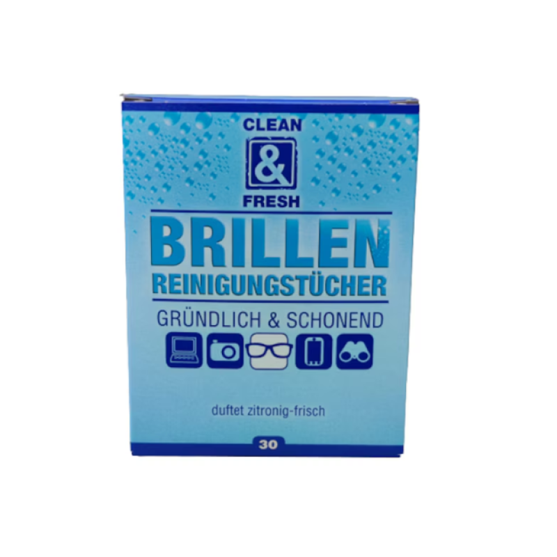 Servetele ochelari Clean&Fresh, 30 bucati