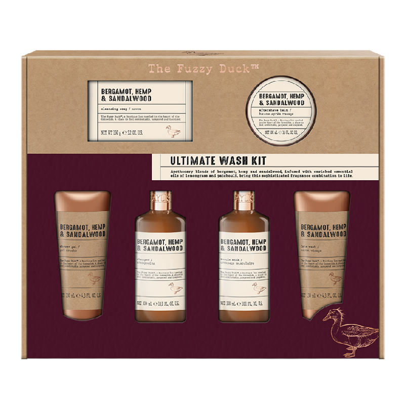 Set barbati The Fuzzy Duck Bergamot, 6 piese, Baylis & Harding