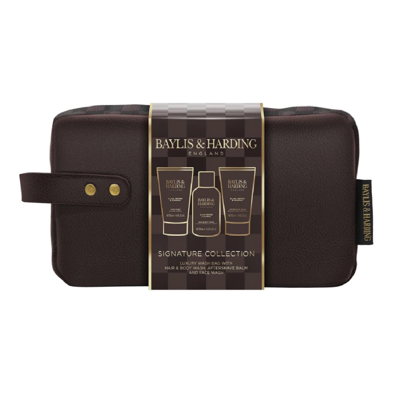 Set de ingrijire corp si ten, Black Pepper & Ginseng, 3 piese, Baylis ...